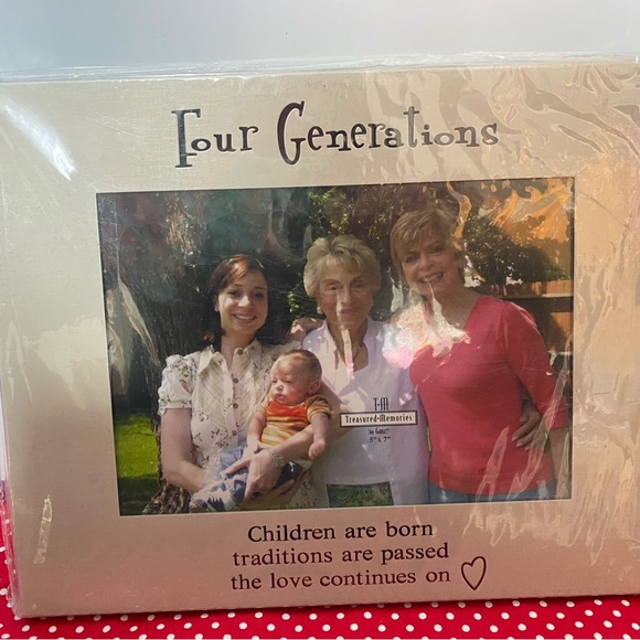 Accents | Nwt Four Generations Family 5x7 Photo Frame | Poshmark
